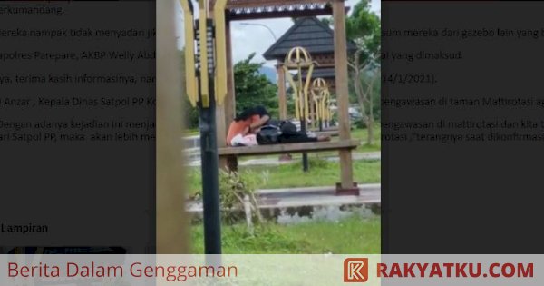 Viral Pasangan Muda Mudi Asyik Mesum Di Taman Kota Parepare Parahnya Saat Azan Berkumandang