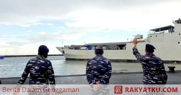 Lantamal VI Lepas Kapal Perang KRI Teluk Lampung-540