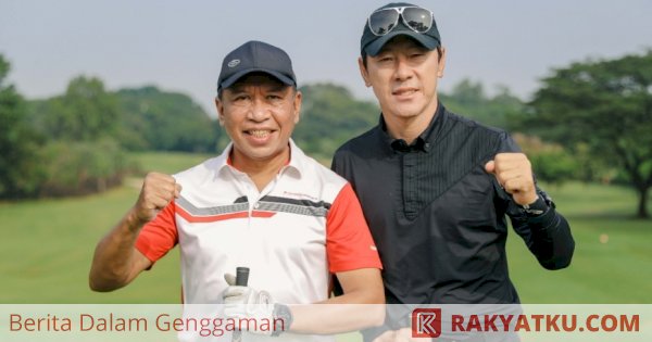 Main Golf Bersama Shin Tae-yong, Menpora Amali Diskusikan Ini