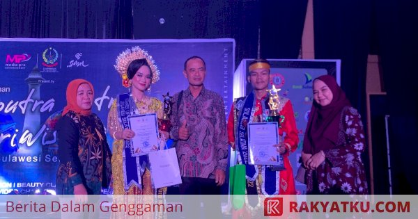 Dahlan dan Kharisma, Putra-Putri Pariwisata Sulsel 2022 Pahlawan Barru